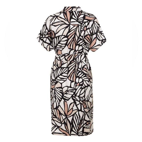 Hugo Boss | Dresses | Nwot Hugo Boss Holera Tie Front Midi Dress In ...